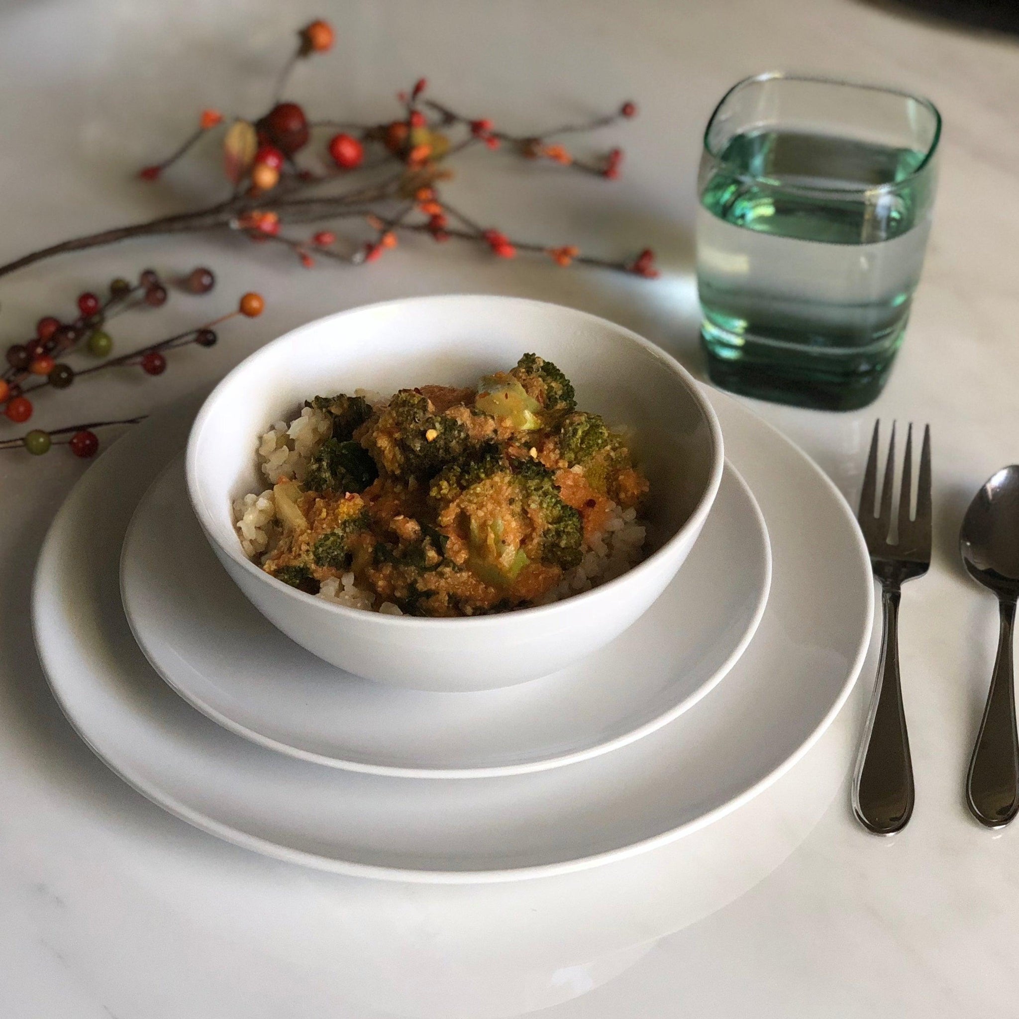 Broccoli Cashew Curry – KARMA NUTS